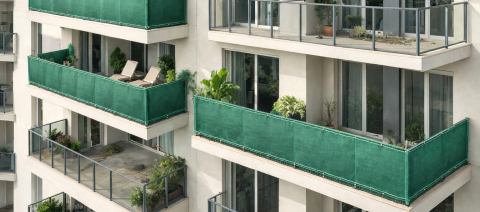 Privacy Sheets for Balconies, Terraces and Railings